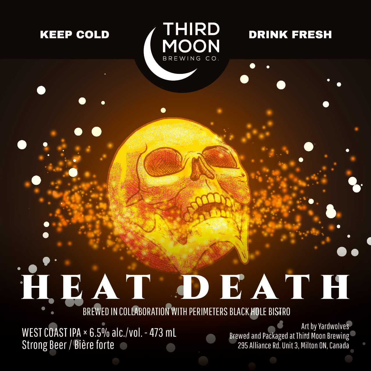 West Coast IPA - 4-pk of "Heat Death" 473mL cans – Third Moon Brewing