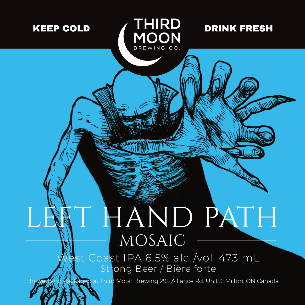 West Coast IPA - 4-pk of "Left Hand Path (Mosaic)" 473mL cans – Third ...