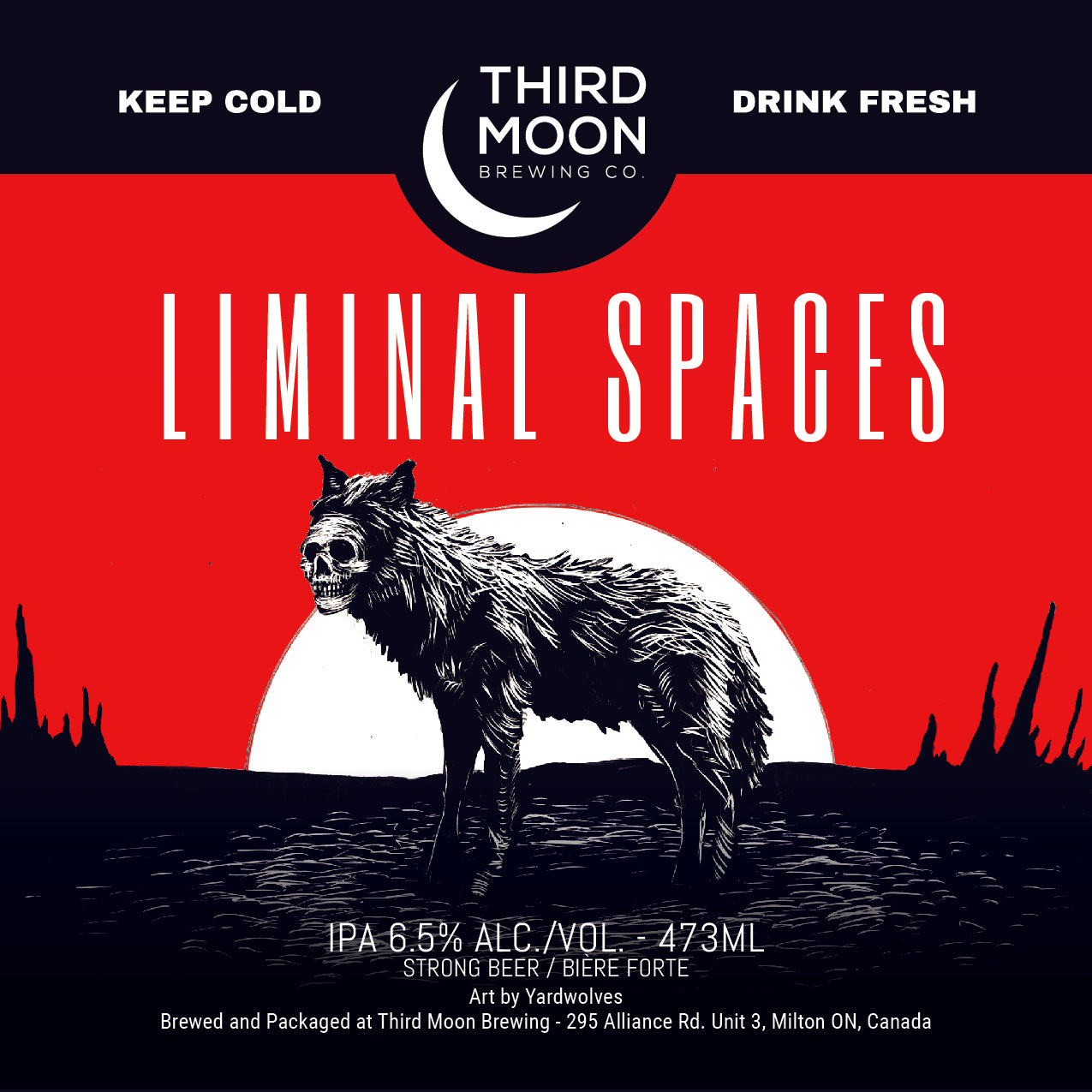 Hazy IPA - 4-pk of "Liminal Spaces" tall cans – Third Moon Brewing