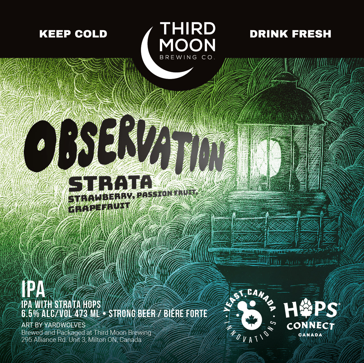 IPA - 4-pk of "Observation (Strata)" tall cans – Third Moon Brewing