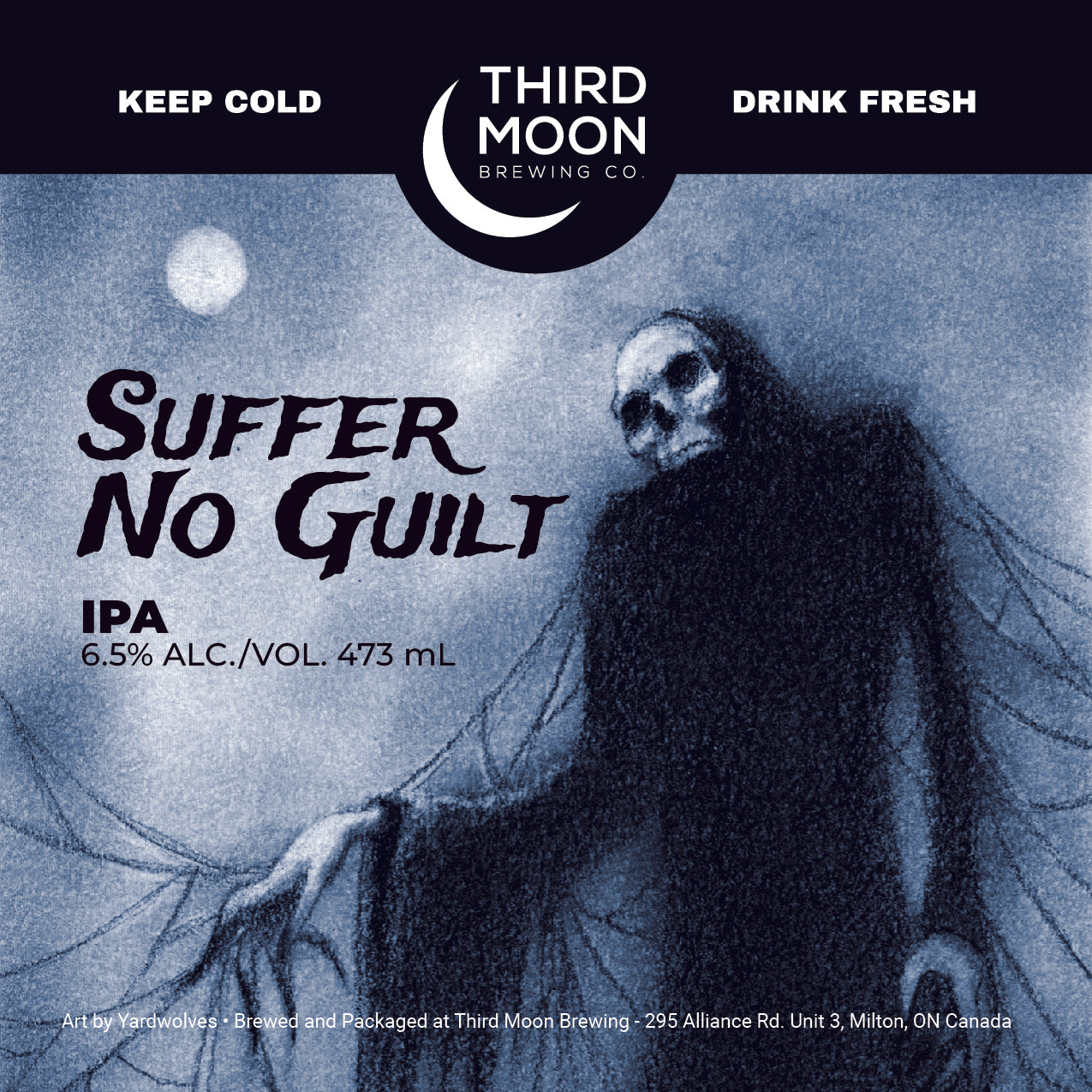 IPA - 4-pk of "Suffer No Guilt" tall cans – Third Moon Brewing