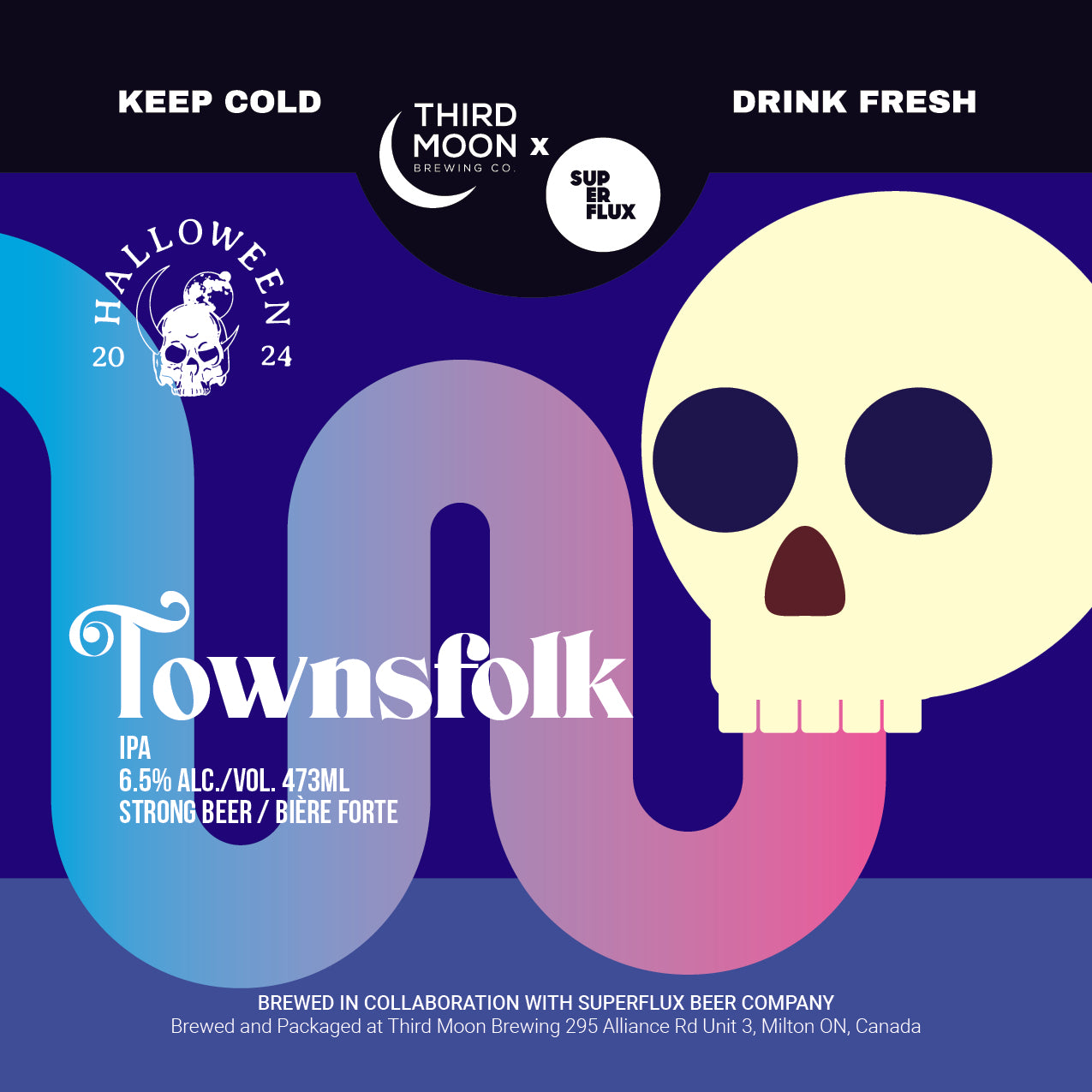 Hazy IPA - 4-pk of "Townsfolk" tall cans – Third Moon Brewing