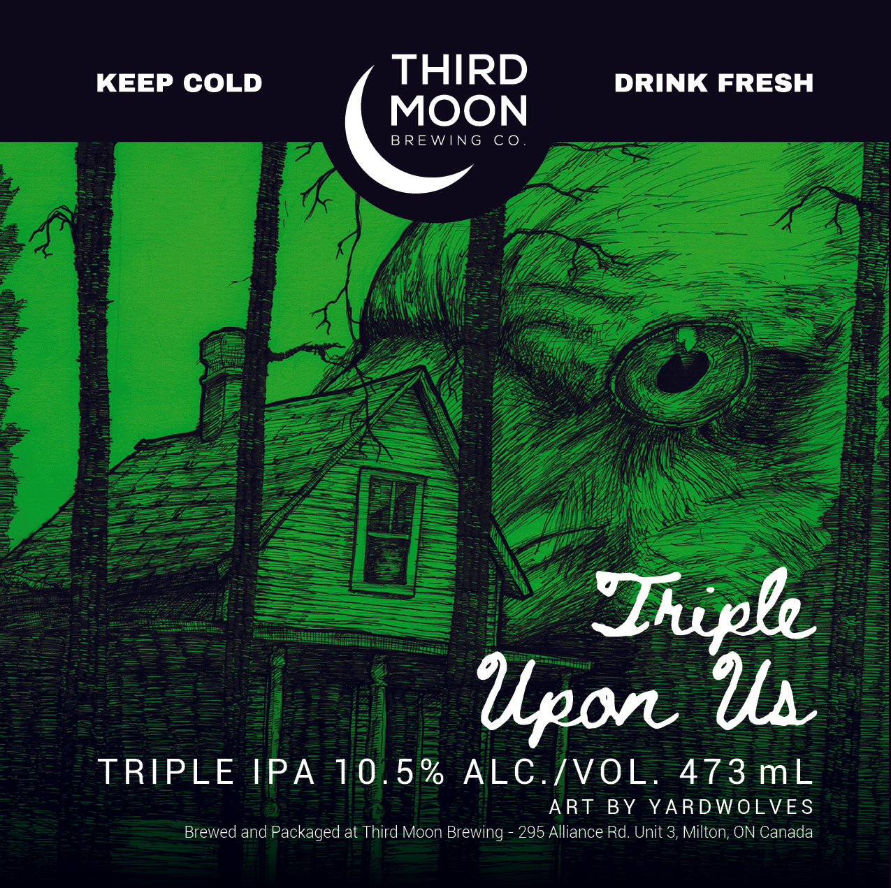 Triple IPA - 4-pk of "Triple Upon Us" tall sleek cans – Third Moon Brewing