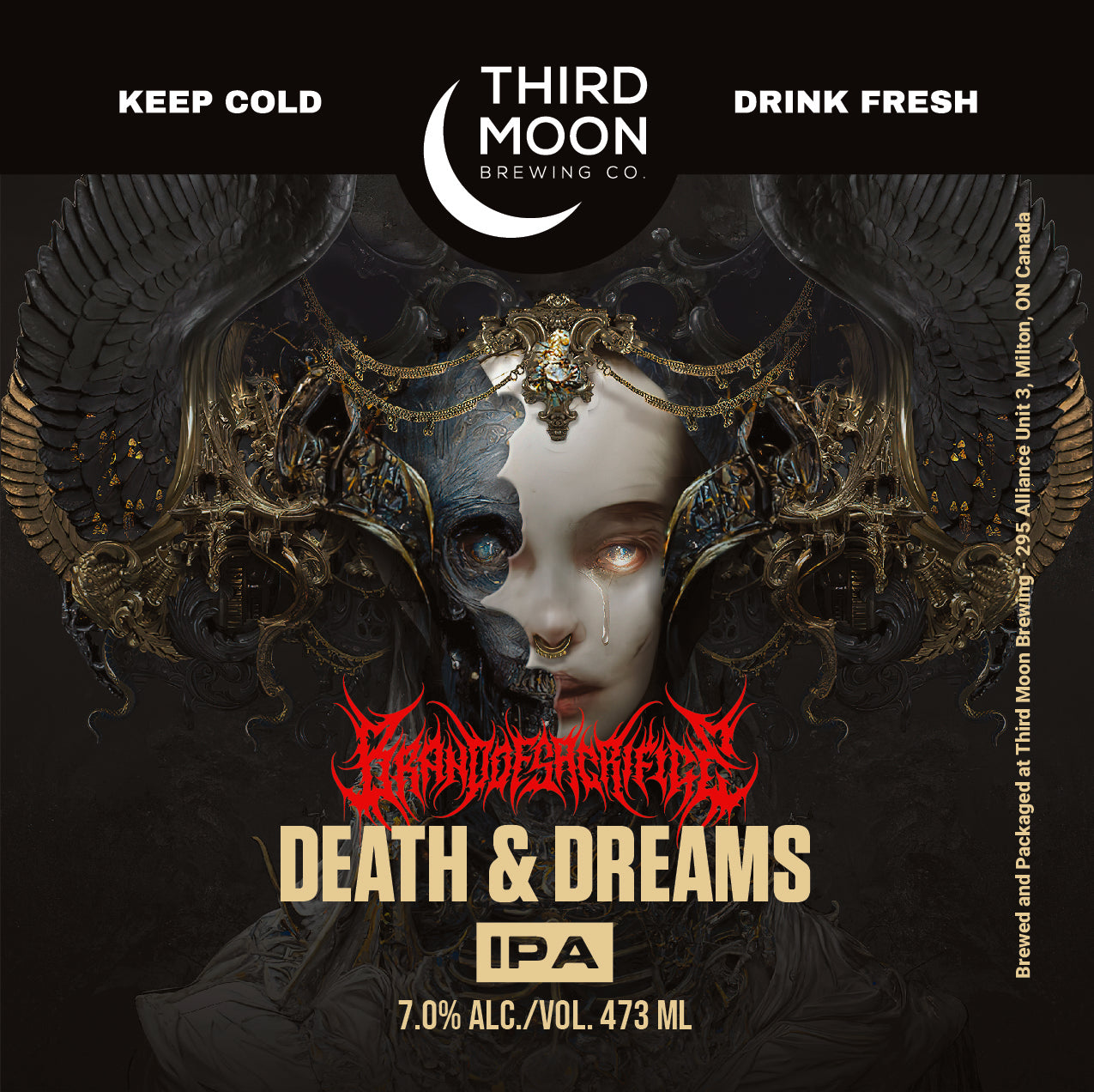 Hazy IPA - 4-pk of "Death & Dreams" tall cans – Third Moon Brewing