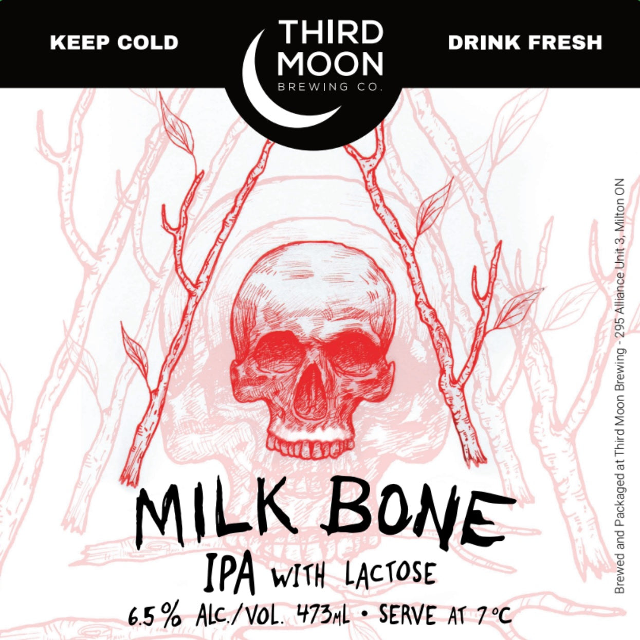 IPA - 4-pk of "Milk Bone" tall cans – Third Moon Brewing