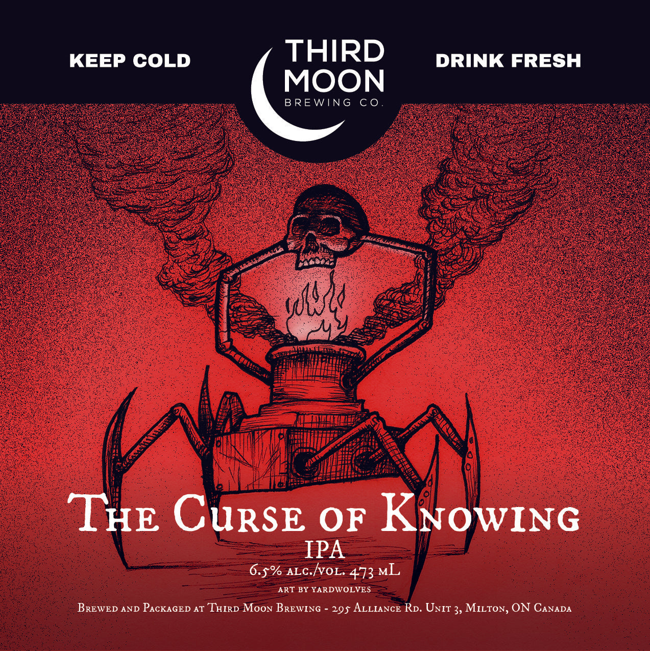 IPA - 4-pk of "The Curse Of Knowing" tall cans – Third Moon Brewing